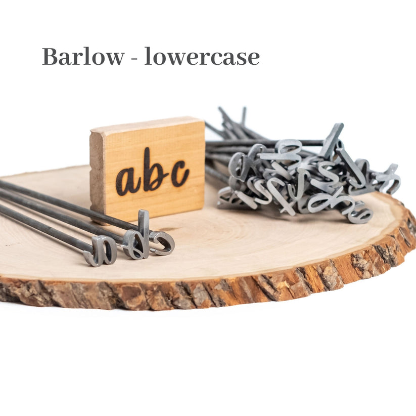 Full A-Z Alphabet Mini Branding Iron Set - 26 pc – The Heritage Forge