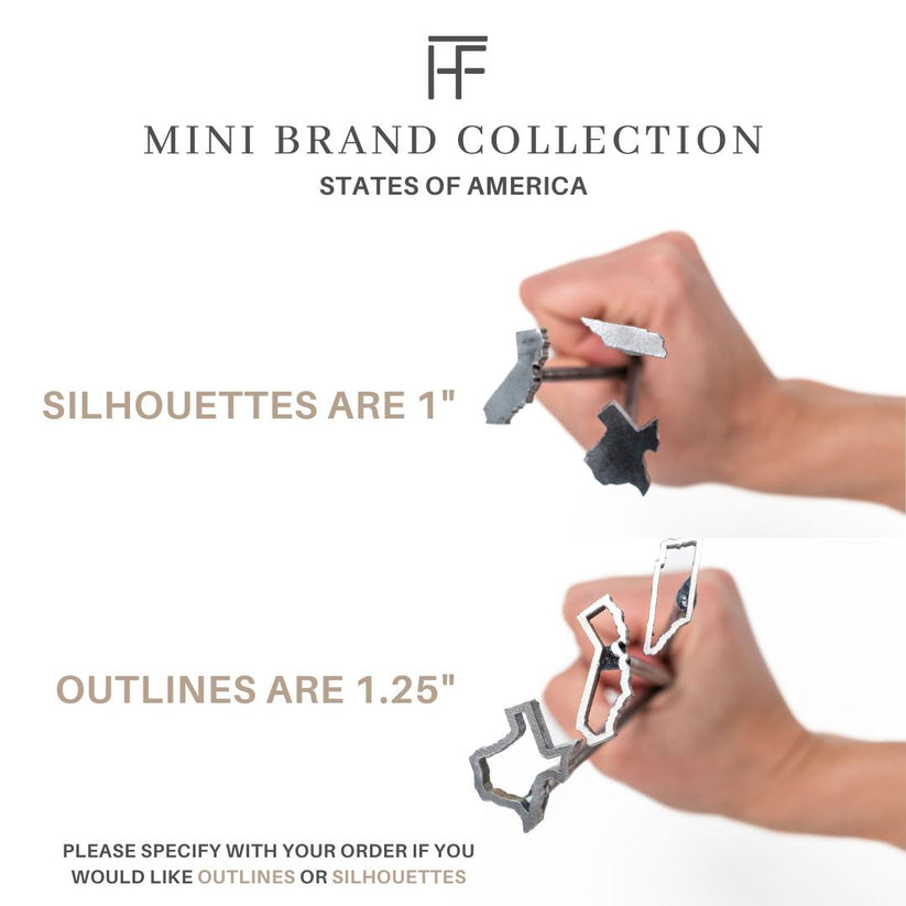 States of America Mini Branding Irons – The Heritage Forge