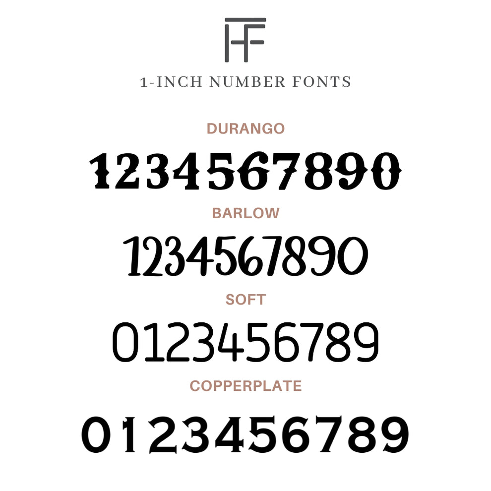 0-9 Individual Number Mini Branding Irons – The Heritage Forge